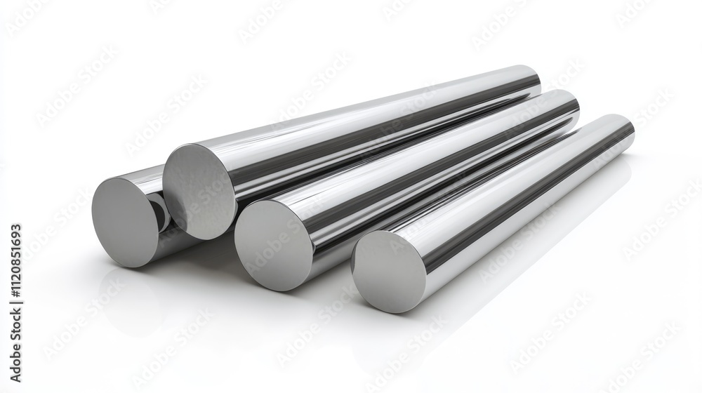 High strength steel bars stacked together showcasing their tensile ...