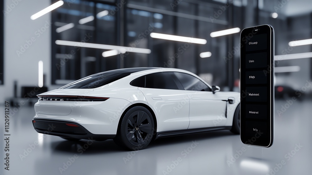 Car Maintenance Reminder System A touch interface displaying realtime ...