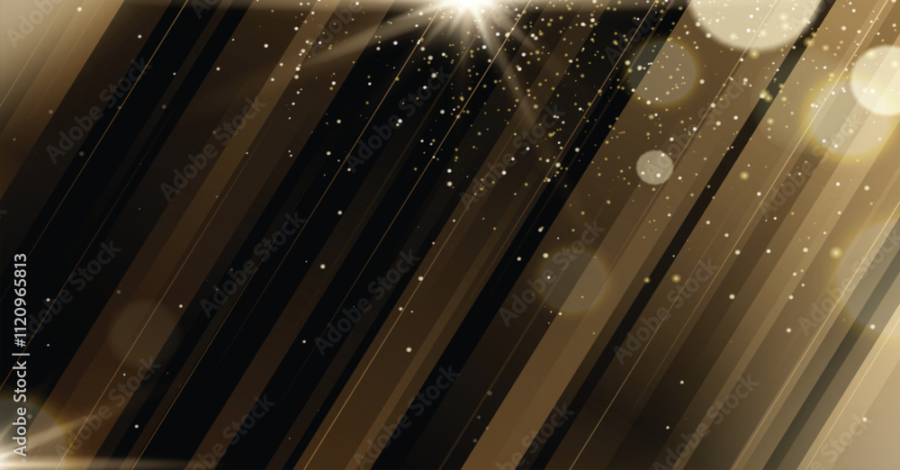 Award nomination ceremony luxury background with golden glitter ...