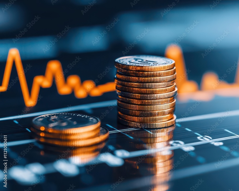 PPI data and inflation graphs displayed together in an economic report ...