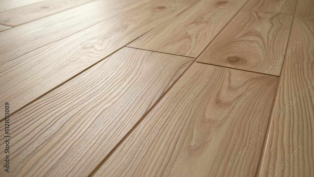 Elegant Light Wood Grain Vinyl Flooring Texture, Close-Up View of ...