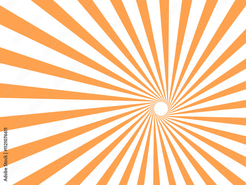 Vector Abstract orange sun rays and sunburst backdrop background. Stock ...