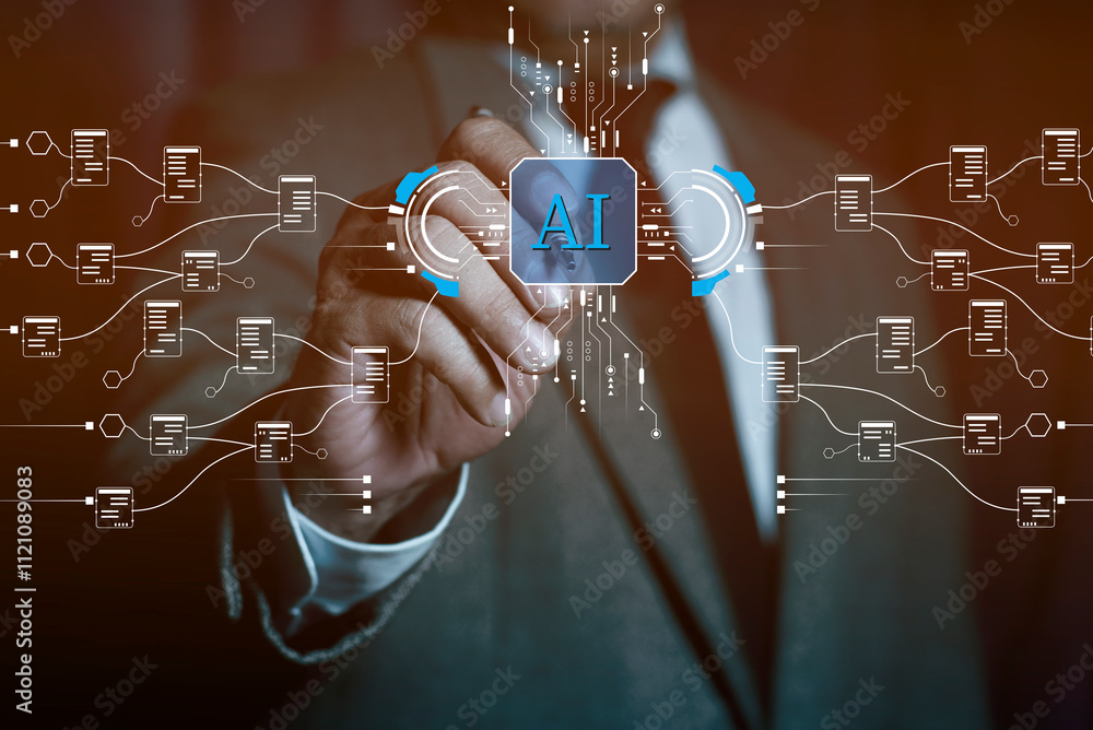 Classification of documents using AI artificial intelligence, document ...