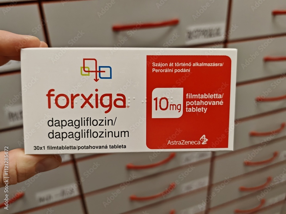 Prague,Czech republic-December 12 2024: FORXIGA (dapagliflozin ...