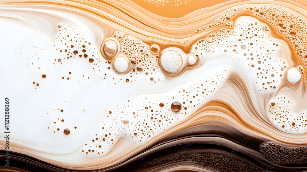Luxury elegant brown and gold marble abstract texture background with ...