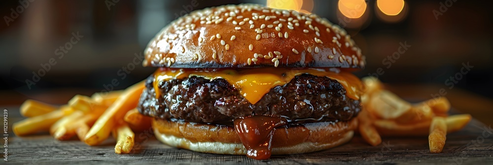 Gasoline Grill's signature burger handchopped beef cheddar cheese and a ...