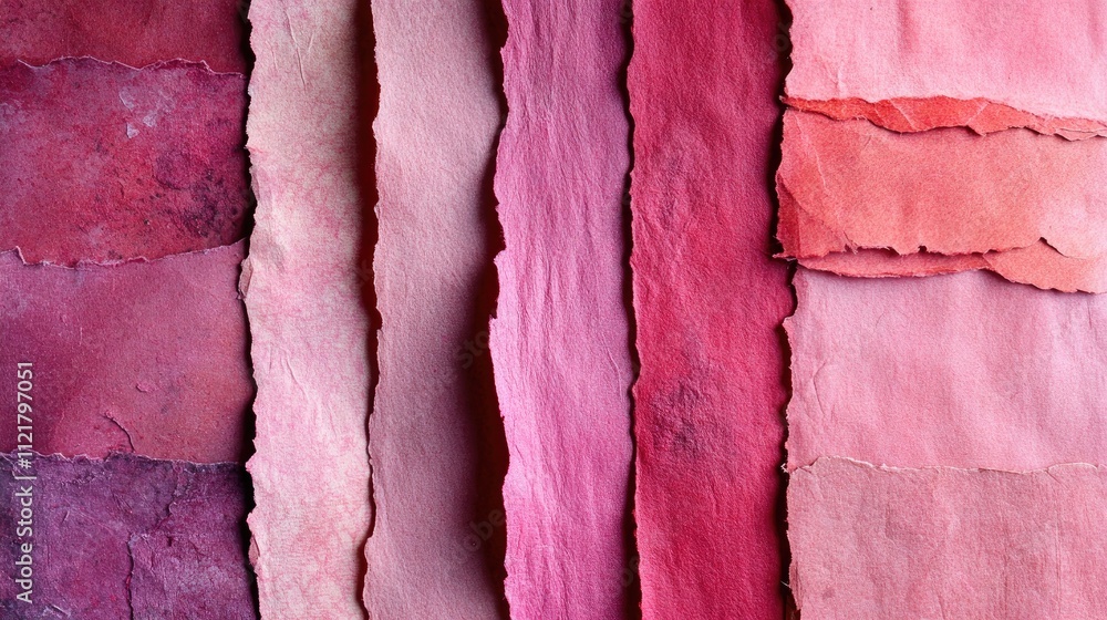 Handmade Indian paper textures in shades of pink and red ideal for ...