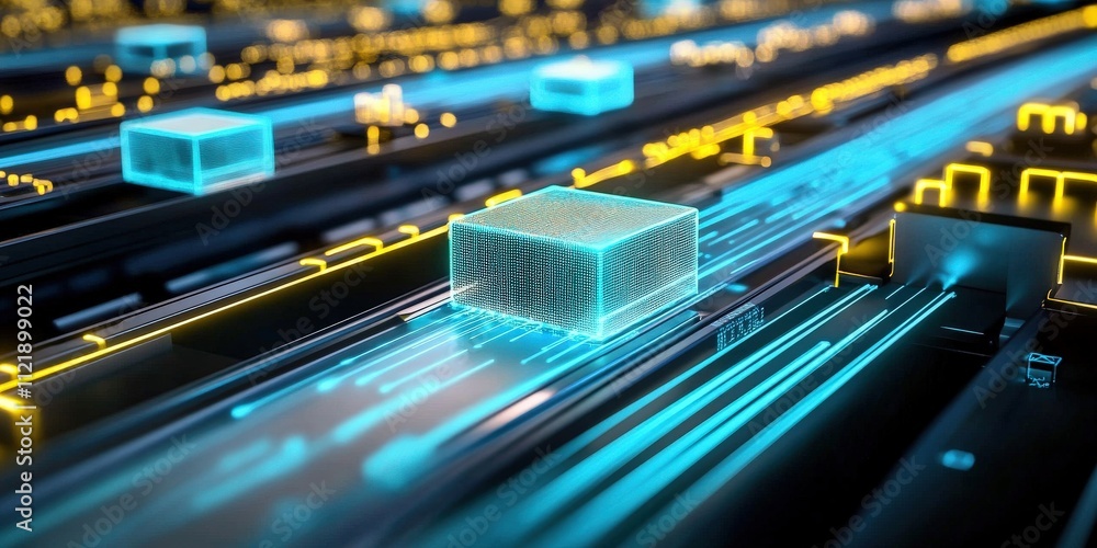 Generative AI technology transforms product development. Stock Illustration | Adobe Stock