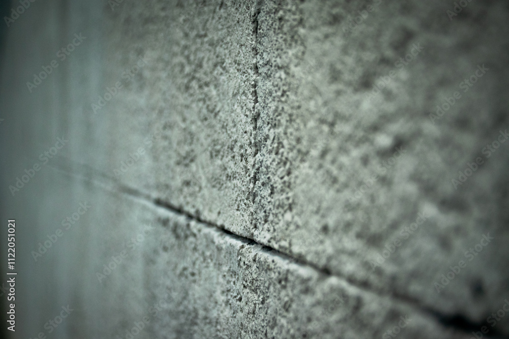 Cement wall grey coarse textured surface premixed layer with decorative ...