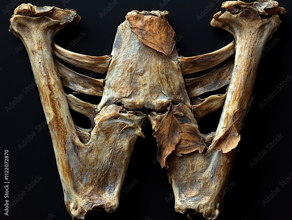 Ilustración de Stock skeleton, bone, anatomy, osteology, skull ...