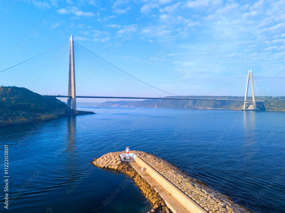 Yavuz Sultan Selim Bridge Istanbul Stunning Cable-Stayed Bridge Over ...