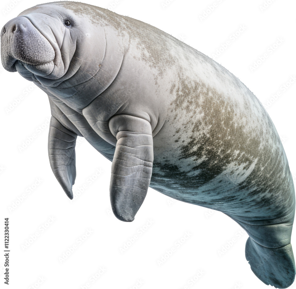 Manatee transparent PNG, isolated, cut-out Stock Illustration | Adobe Stock
