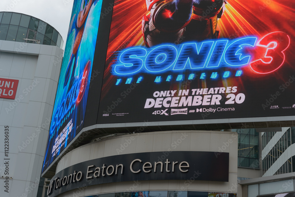 digital billboards facing Yonge-Dundas Square (now Sankofa Square) in ...