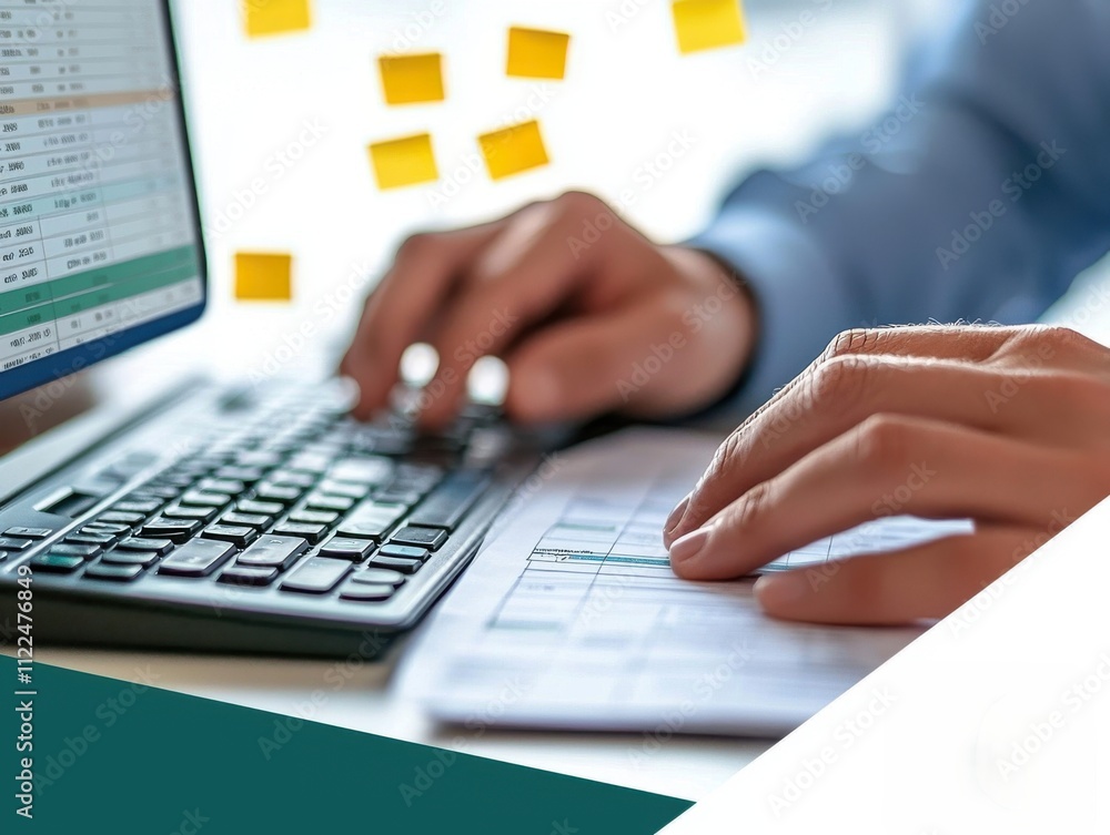 Data analysis in actiona professional working environment with excel on ...