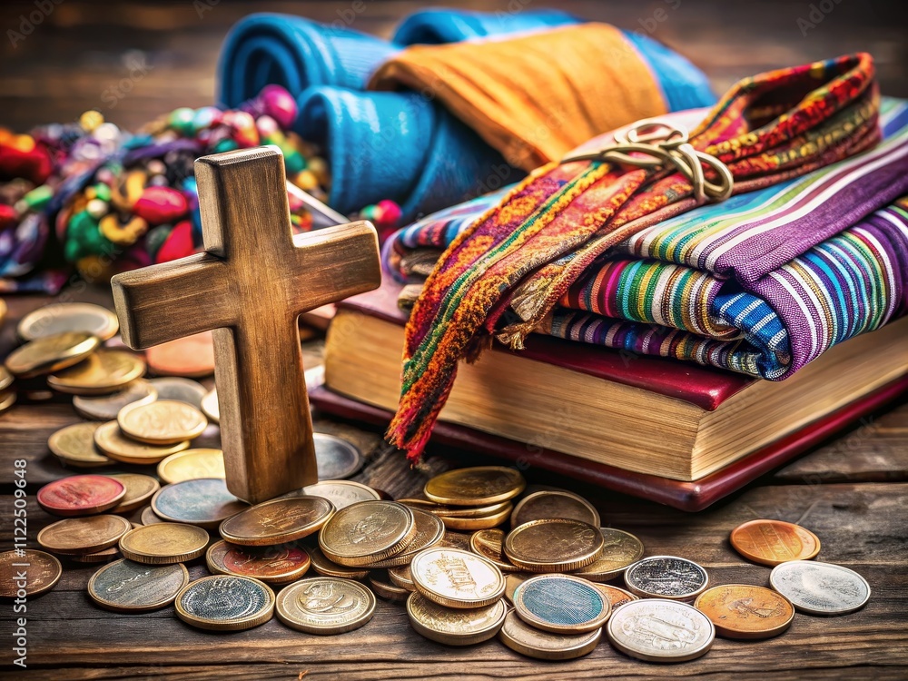 Inspiring image: Christian tithe offering, showcasing faith, generosity ...