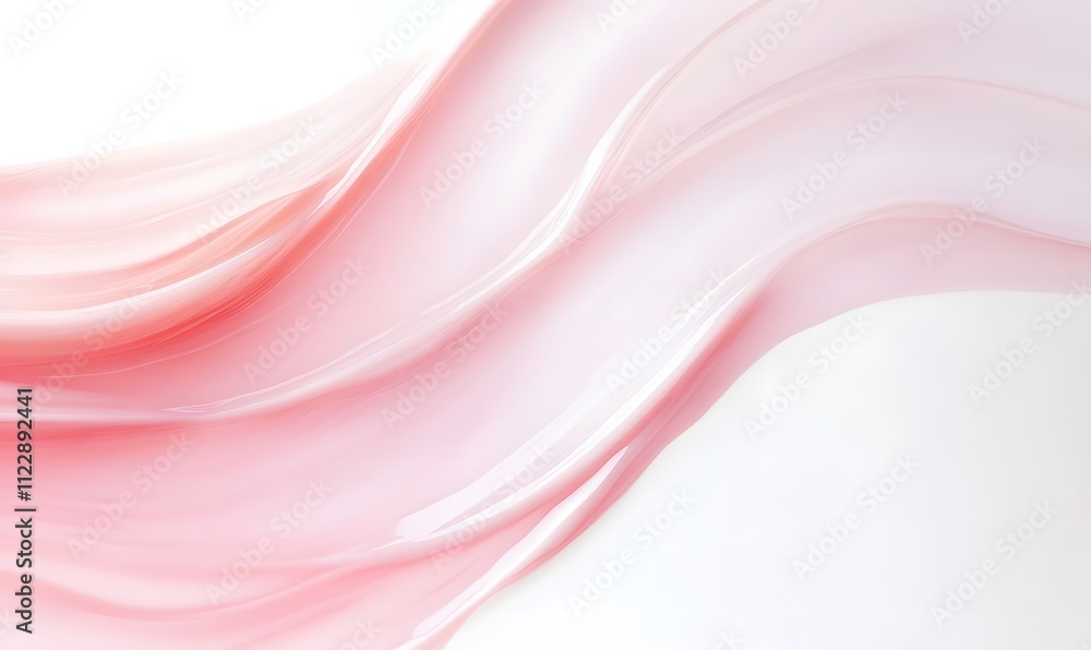 texture and color palette of a translucent pink gel cream, Generative ...