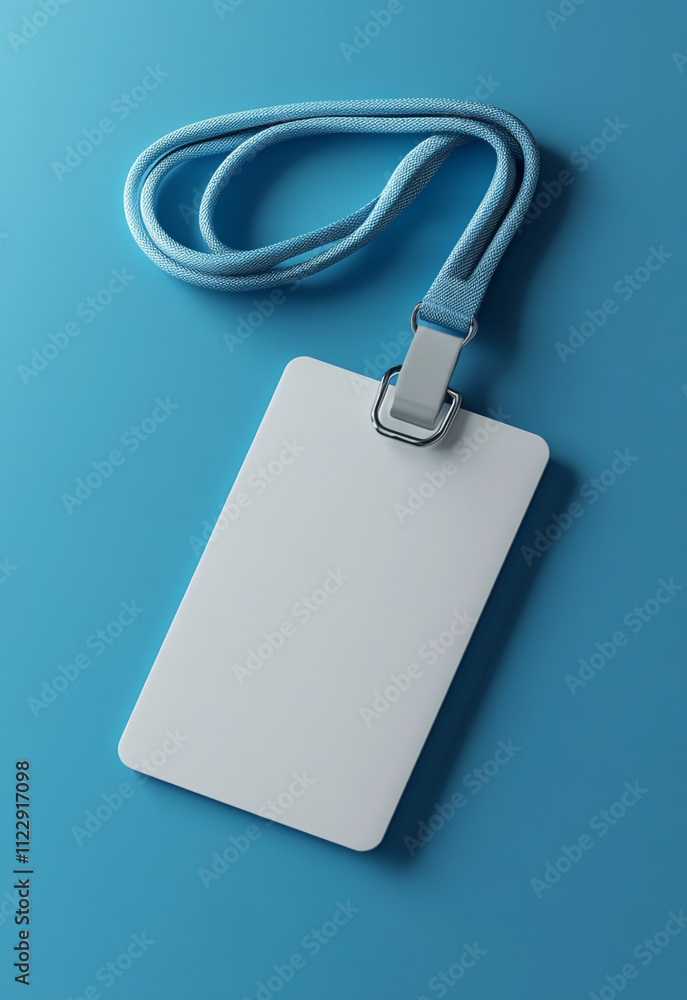 Realistic Id Card mockup template for your design branding Stock Photo ...