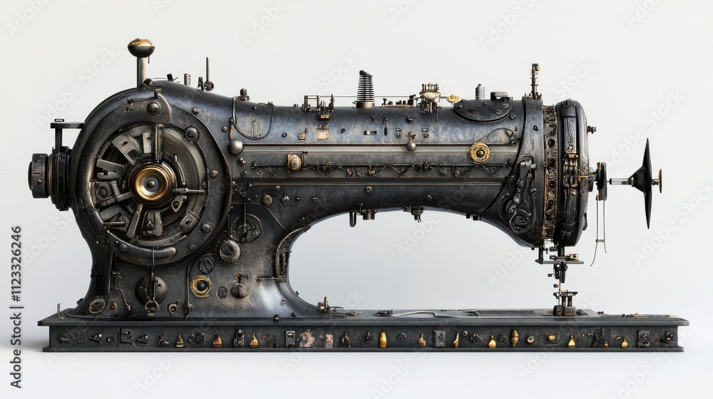 Steampunk Sewing Machine: A Masterpiece of Victorian Era Engineering ...