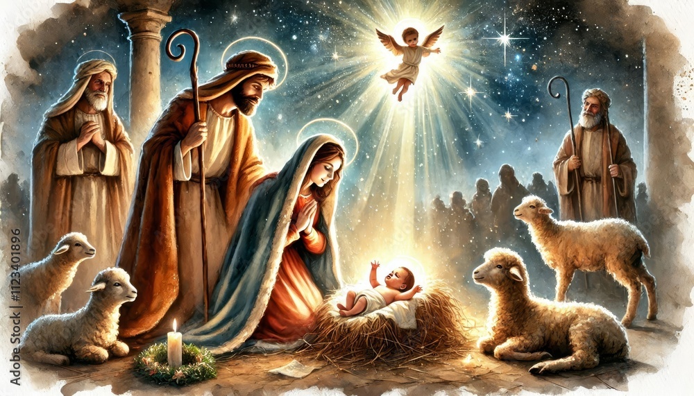 Birth of Jesus Christ - Nativity of Jesus - Catholic, Jewish Christian ...