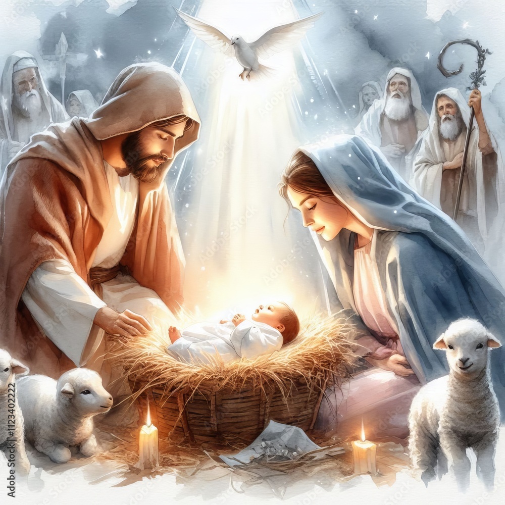 Birth of Jesus Christ - Nativity of Jesus - Catholic, Jewish Christian ...