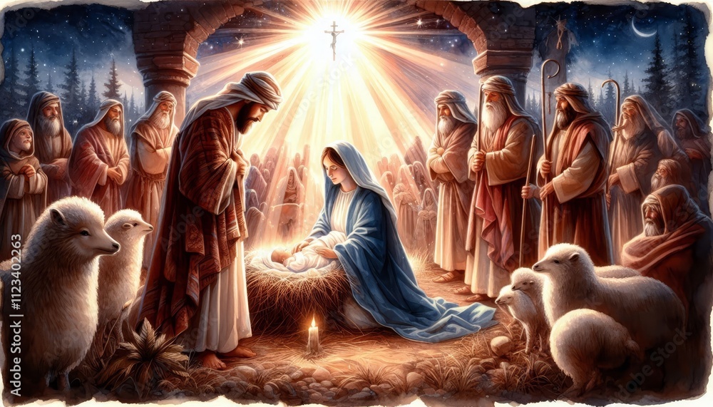 Birth of Jesus Christ - Nativity of Jesus - Catholic, Jewish Christian ...