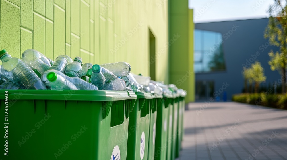 Recycling initiative in urban park waste management green environment ...