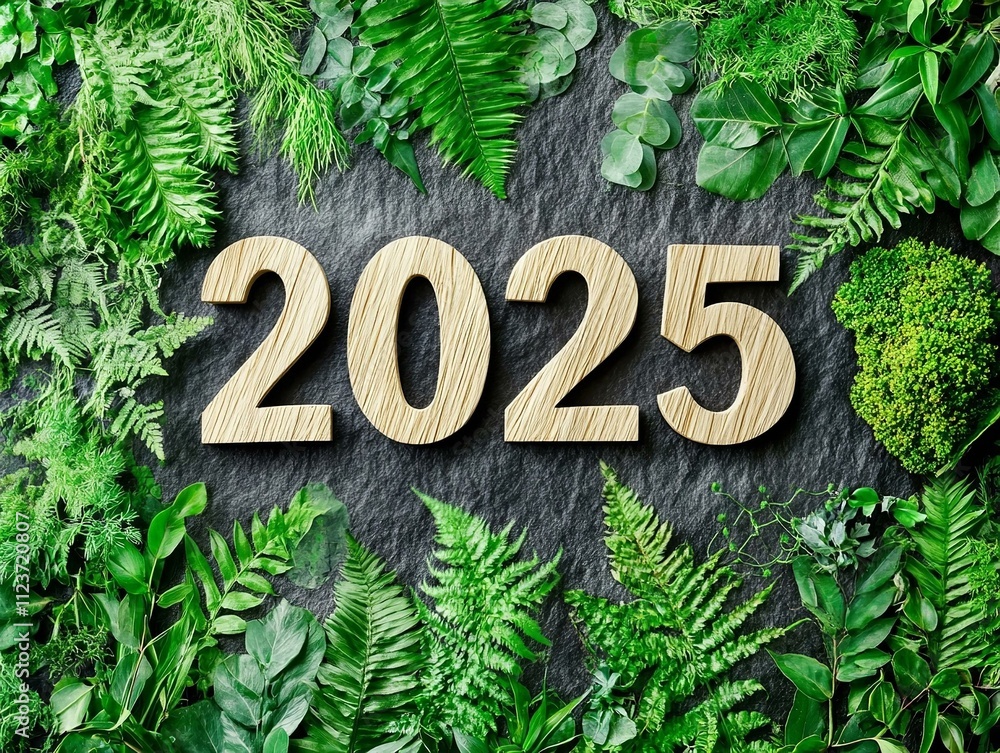 '2025' New Year concept for Sustainable environment development goals ...