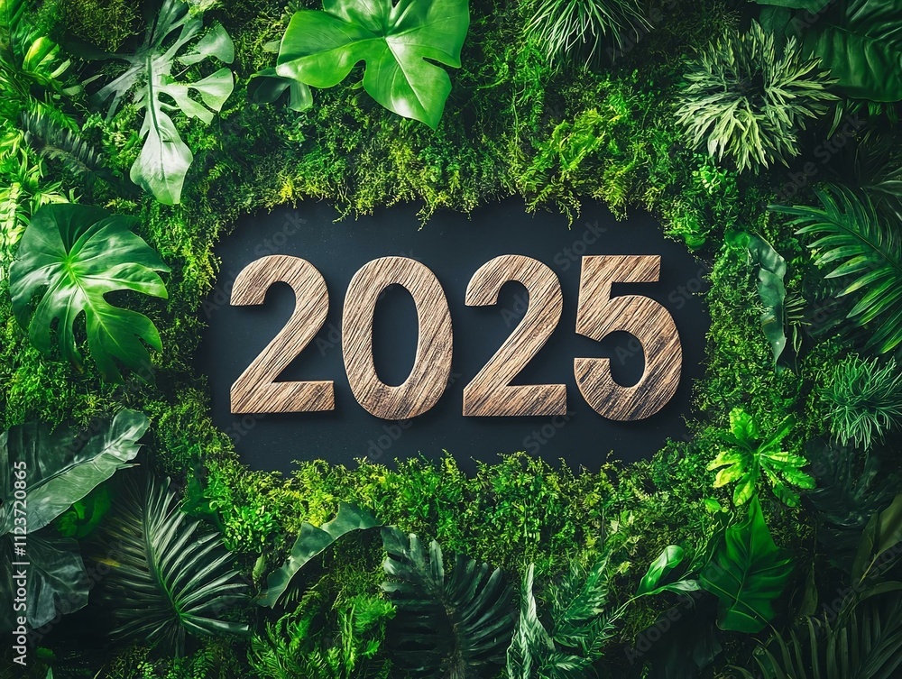 '2025' New Year concept for Sustainable environment development goals ...