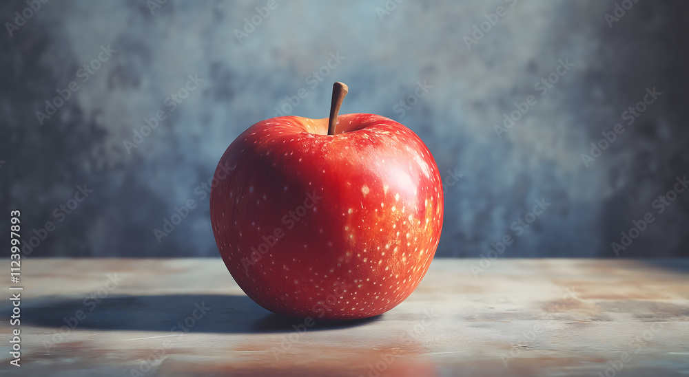 Here is a semi-realistic illustration of a single red apple weighing ...