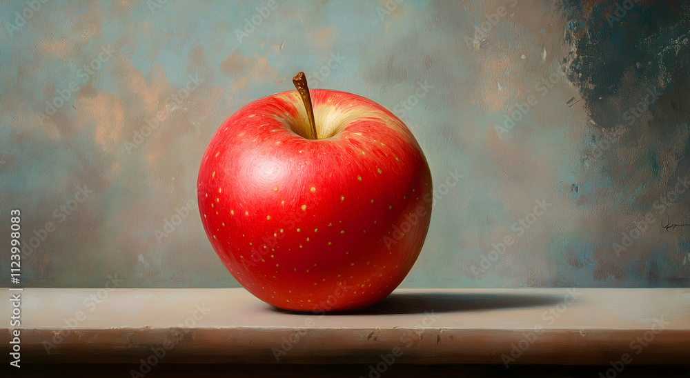 Here is a semi-realistic illustration of a single red apple weighing ...