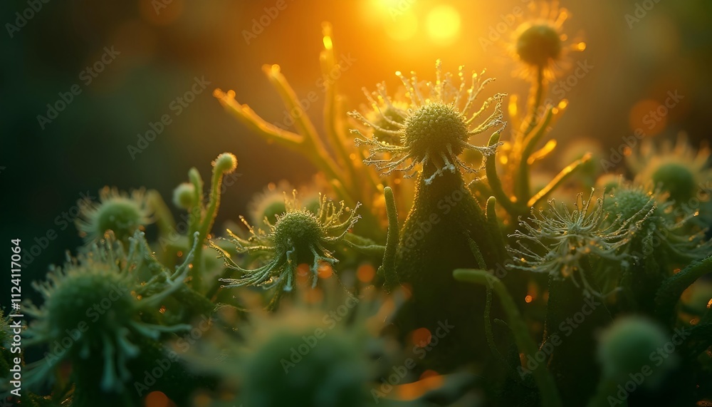 Algae images show that during the evolution of eukaryotes, red and ...