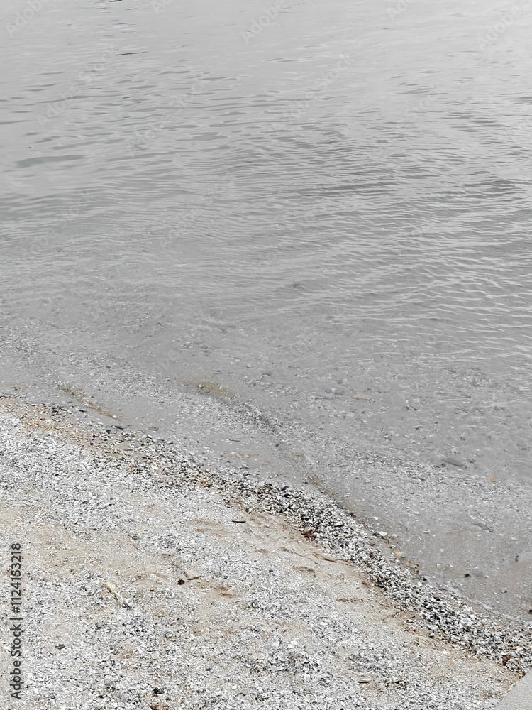 Calm Water Ripples Serene Lakeside Nature Tranquil Environment Close-Up ...