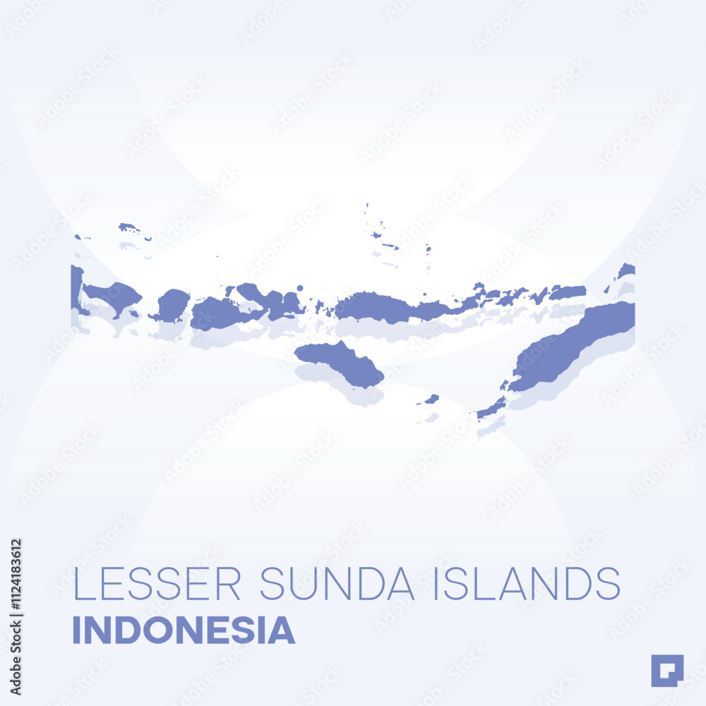 Lesser Sunda Islands vector map, Vector map of Lesser Sunda Islands ...