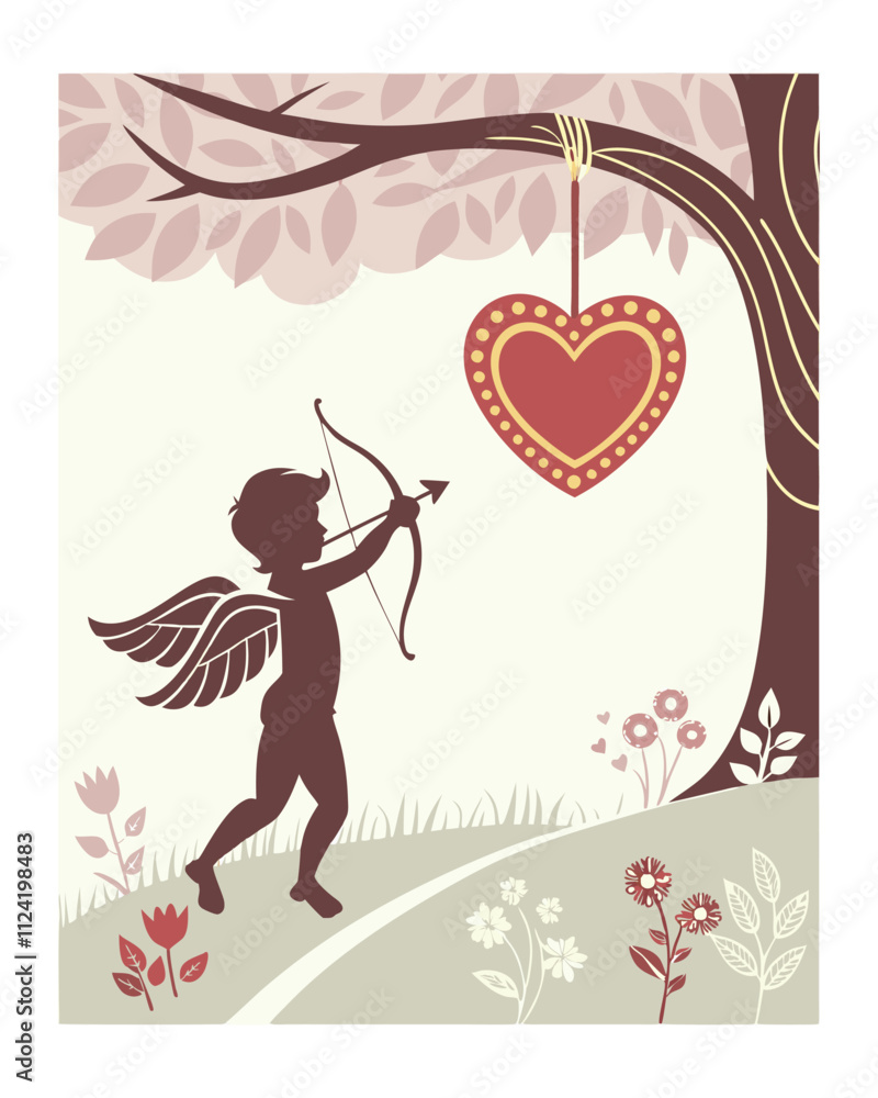 Valentine's Day Theme Coloring Page - Cute Heart Designs for Adults and ...