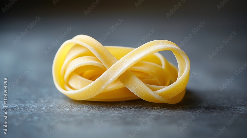 Plain Easy Authentic, Curled Pasta Infinity Symbol with Minimalist ...
