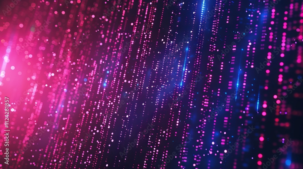 High-tech DNA sequencing sanger method digital background with binary code and genetic data ...