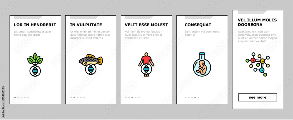 genetic engineering crispr genome onboarding mobile vector dna editing ...