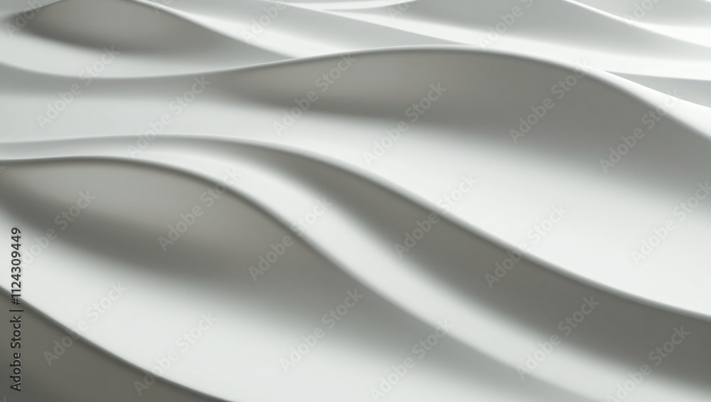 AI-Generated White Fluid Waves Backgrounds for Adobe Illustrator ...