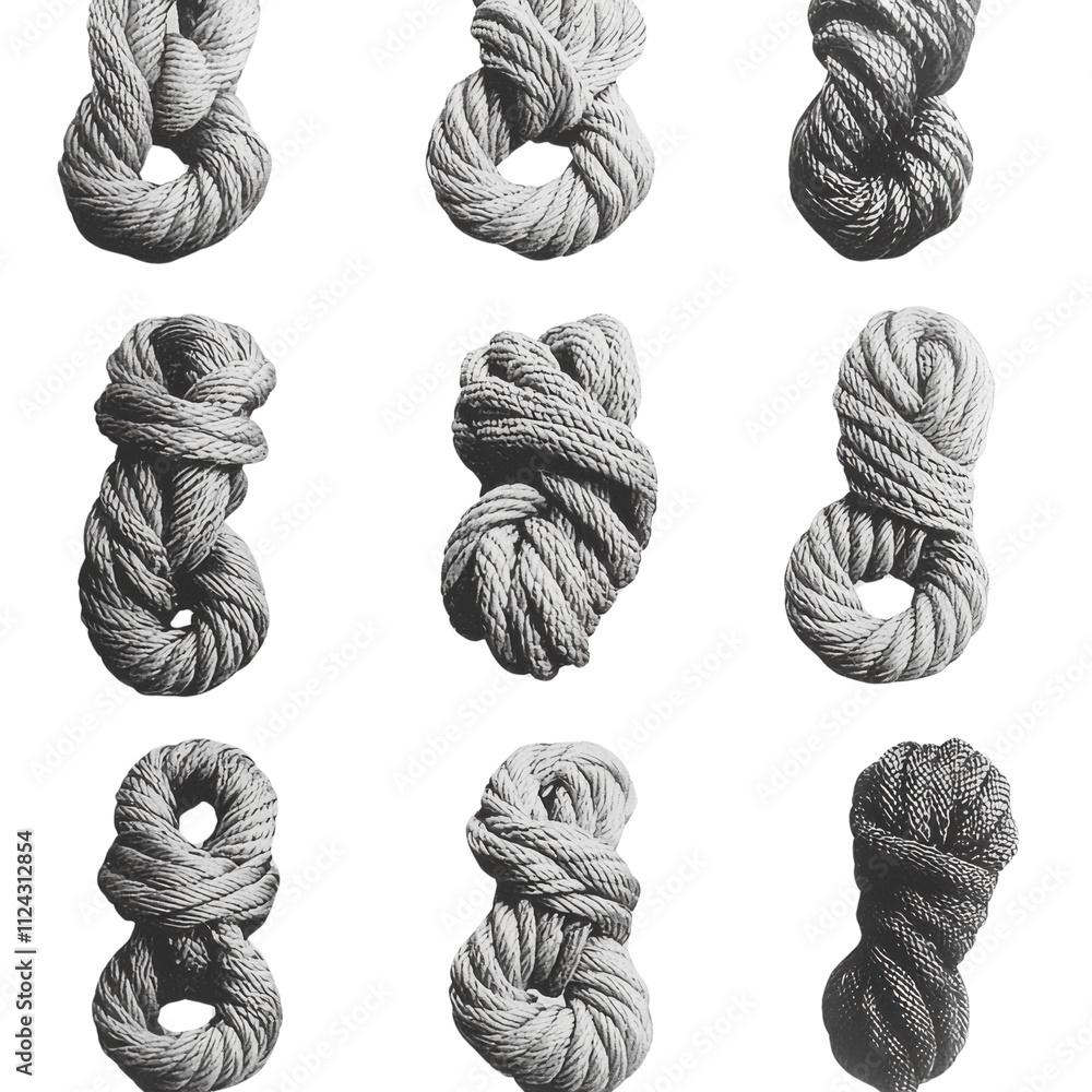 Nautical Knots Rope Texture Maritime Sailing Seafaring Boating Fishing ...
