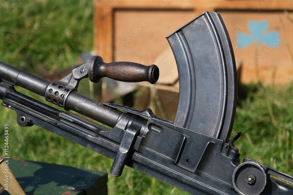 Stock-Foto „The Bren gun was a series of light machine guns (LMG) made ...
