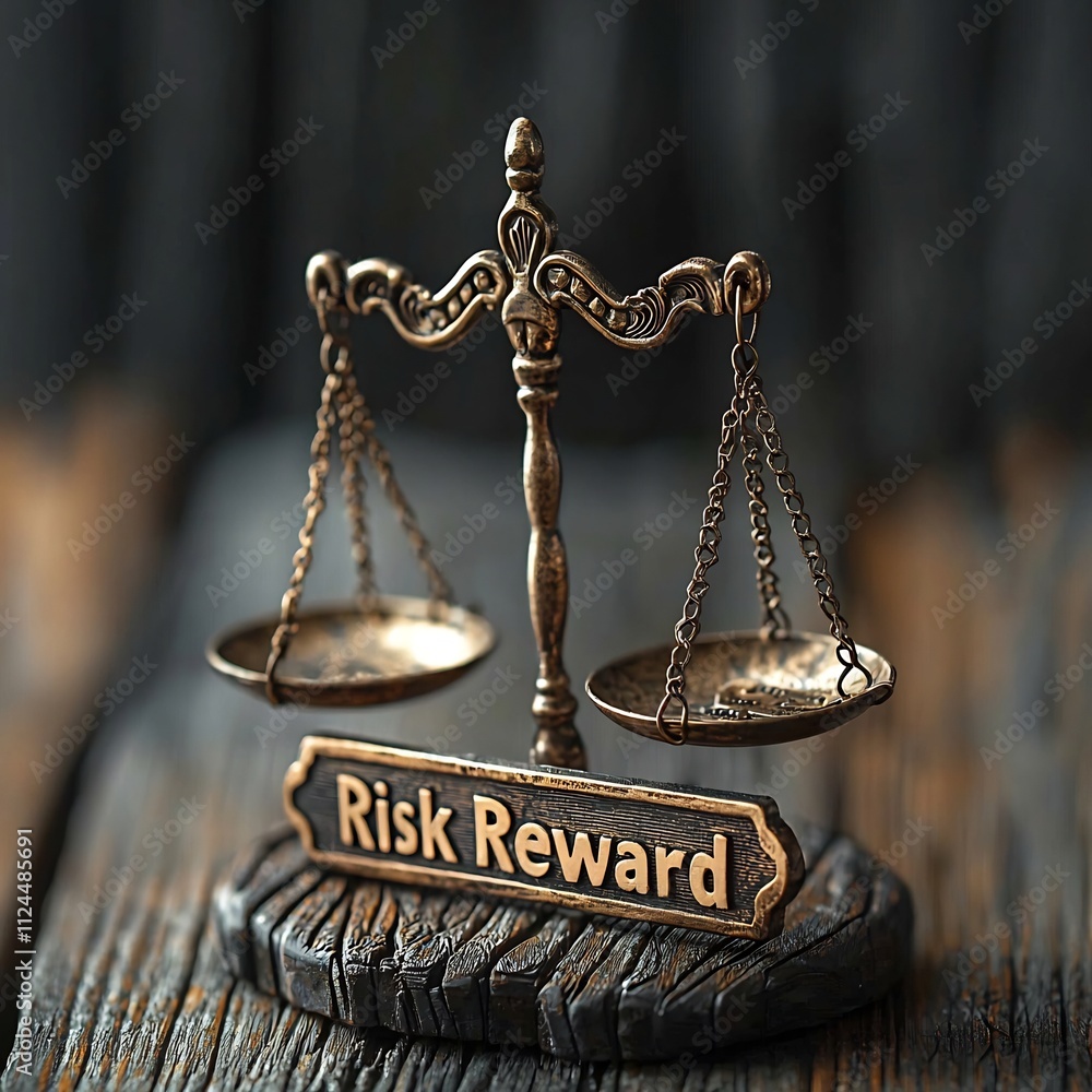 Question Mark Balancing Scales Representing Business Risk and Reward ...