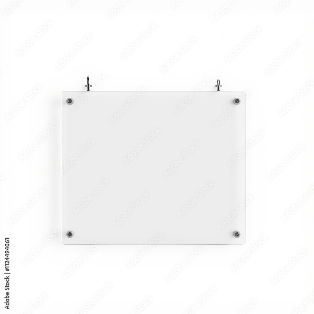 Blank store sign design mockup isolated clear shop signage template ...