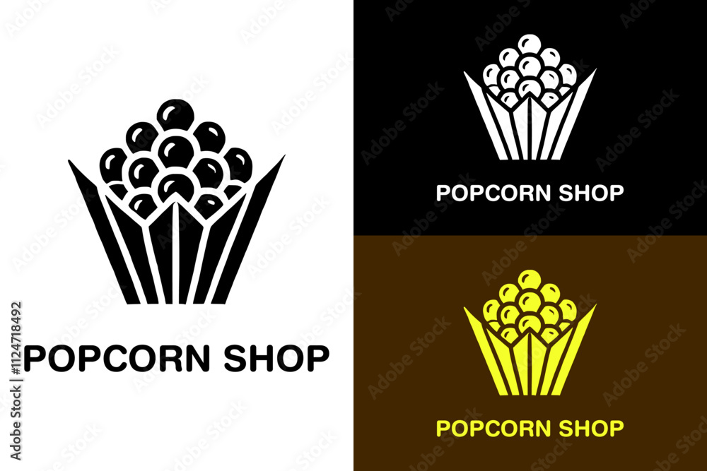 popcorn, popcorn shop logo, snacks, kitchen, food, food cart, cinema ...