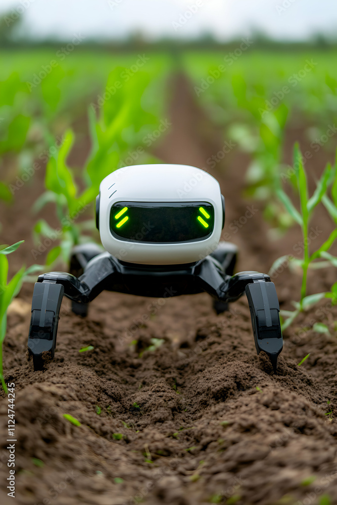 Autonomous robot demonstrating the use of robotics and ai in modern ...