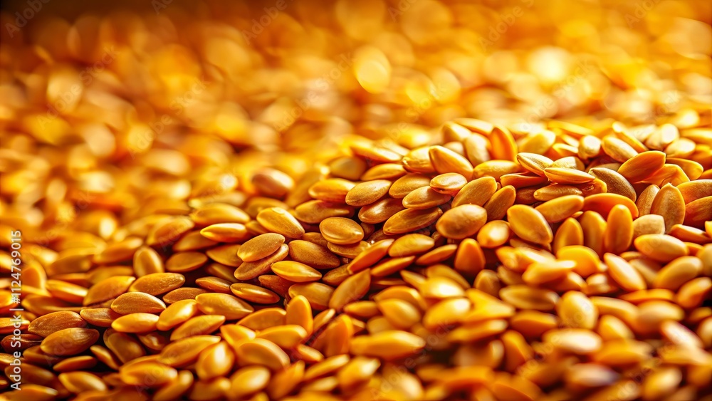 Macro Gold Flax Seeds Background - Tilt-Shift Photography, High ...
