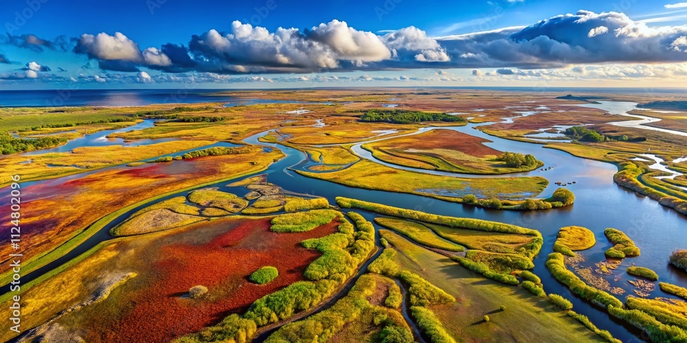 Breathtaking Salt Marshes at Bovet Bugt in Denmark: A Serene Landscape ...
