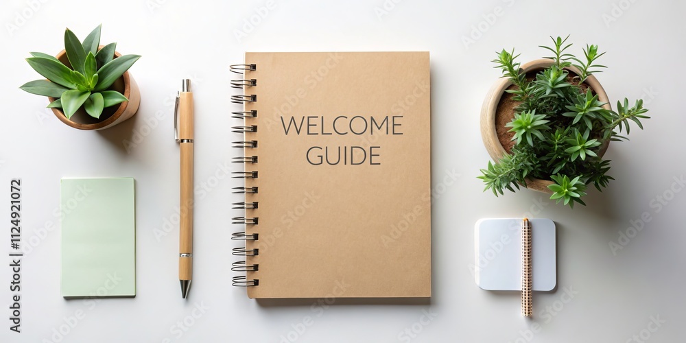 Minimalist Welcome Guide Template Design: Simple, Clean & Elegant Guide ...