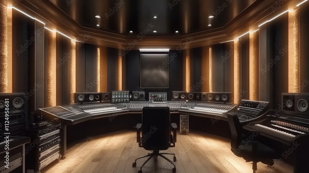 Recording studio session modern sound studio interior design ...