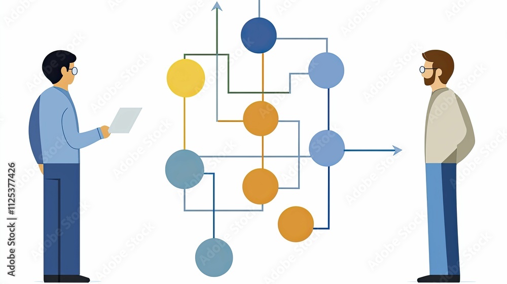 BPMN diagram examples showcasing flowcharts for complex processes Stock ...
