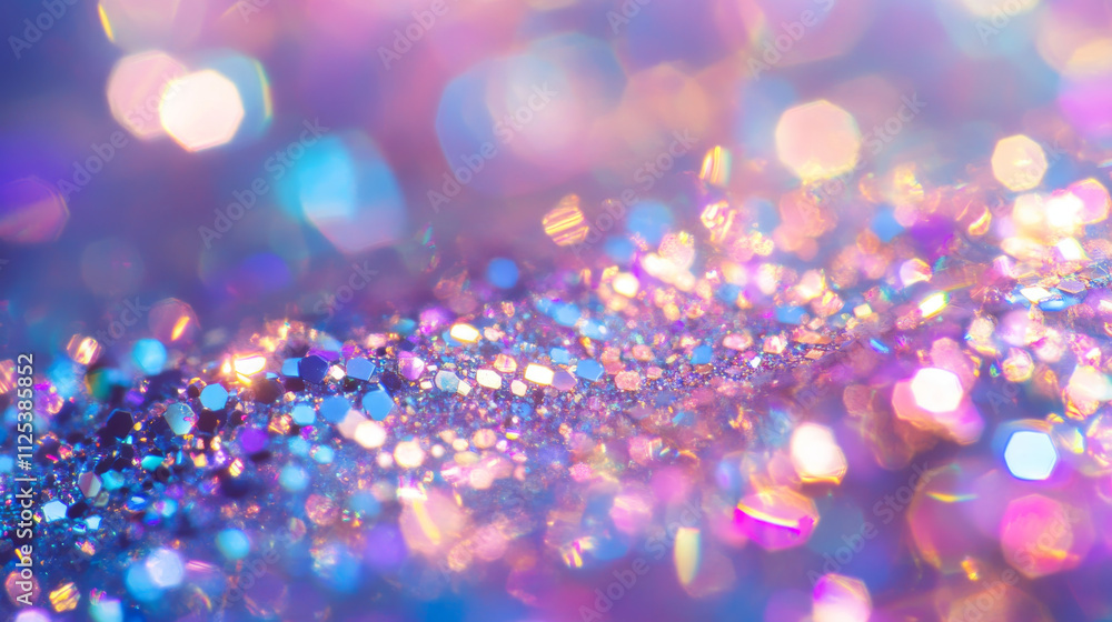 Prism rainbow light with flare effect background. Crystal glass overlay ...